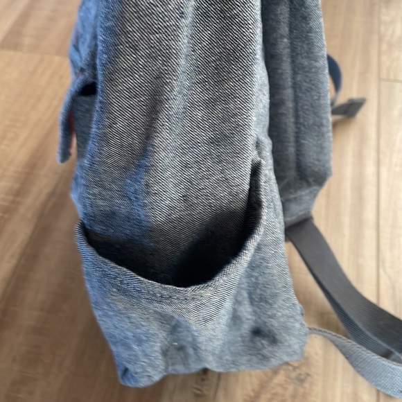 Jansport | Accessories | Rare Jansport Drawstring Closure Floral Denim ...